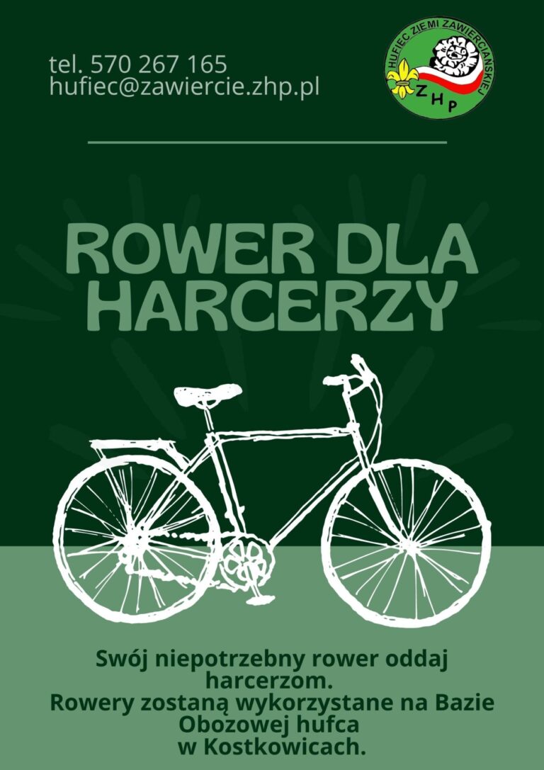 ROWER DLA HACERZY – Hufiec ZHP Ziemi Zawierciańskiej